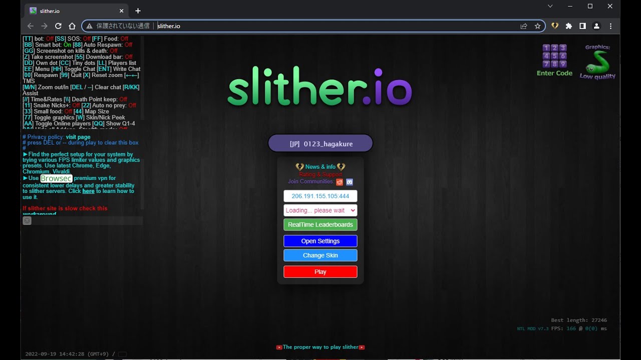 【生放送】 スリザリオ / Slither.io Live - YouTube