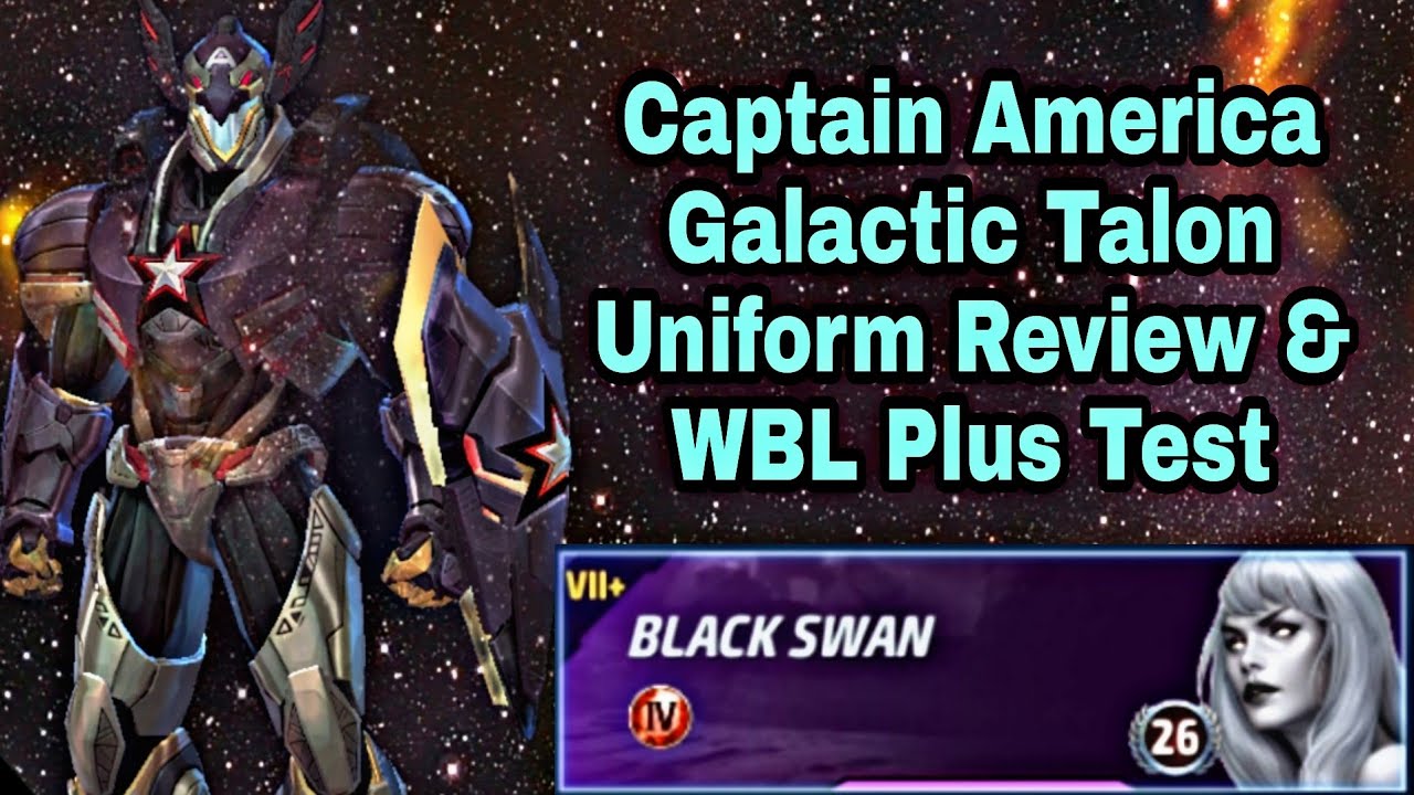 Captain America Galactic Talon Uniform Review & WBL Plus Test - Marvel ...