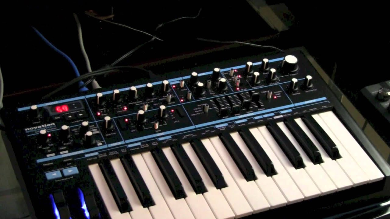 Novation Bass Station II - First Song With It - YouTube