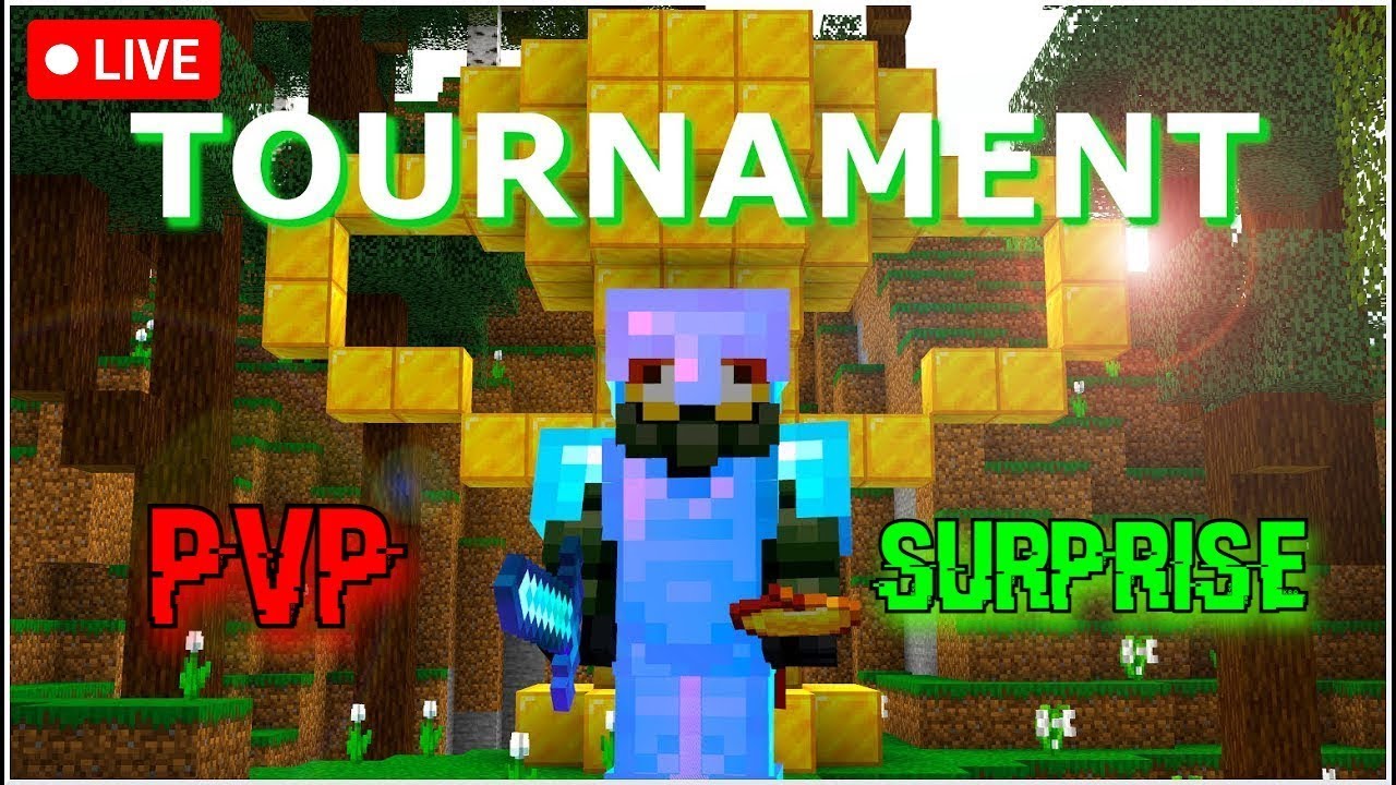 💀Minecraft Live 🔴PVP TOURNAMENT | Java + Pe | Cracked | 24/7 server | #minecraftlive 24/7 | #pvp ...