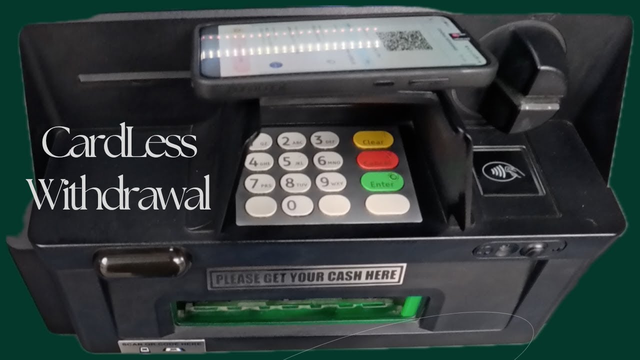 Cardless Withdrawal - YouTube