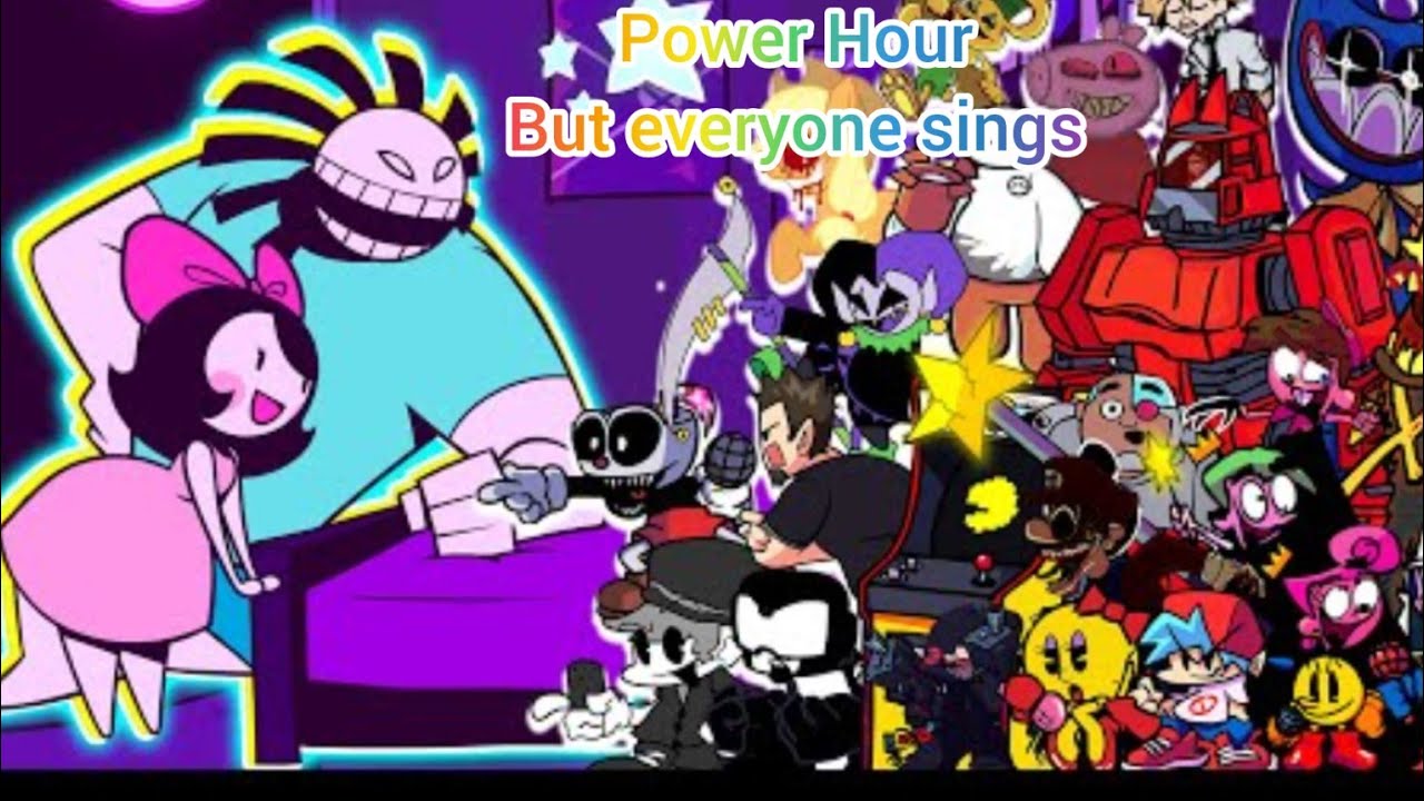 FNF Power Hour Pedro Todos la Cantan | Power Hour Peero But Differents ...