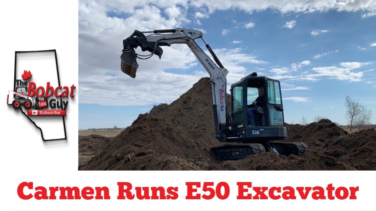 Bobcat e50 Excavator - YouTube