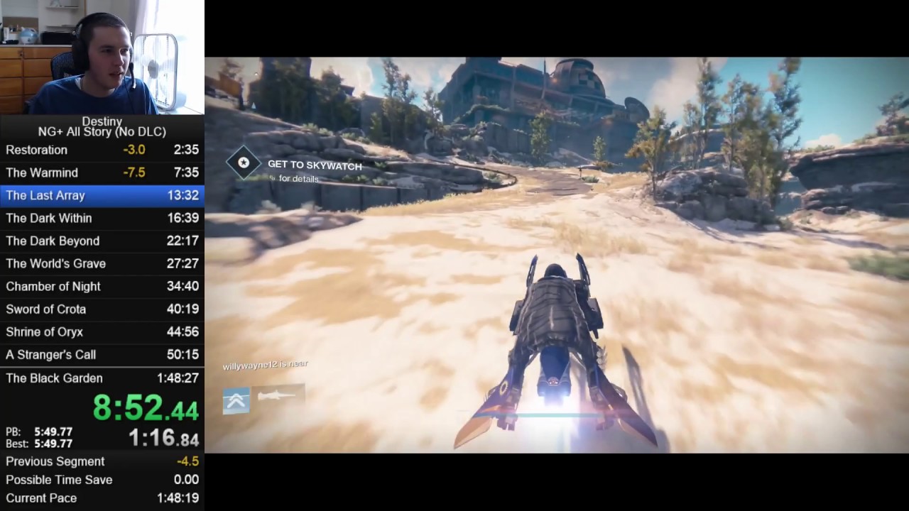 Destiny NG+ All Story Mission (No DLC) Speedrun 1:46:43 w/Commentary ...