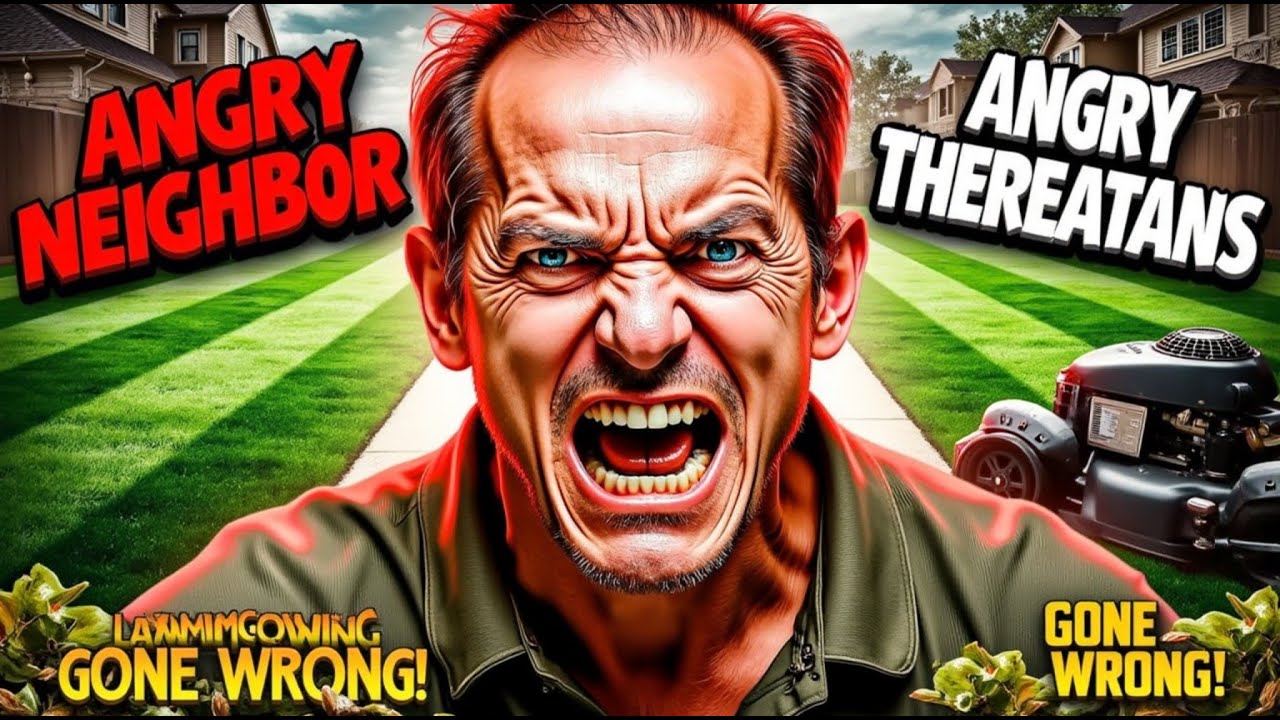 Angry Neighbor Threatened Me While Mowing This Eyesore - YouTube