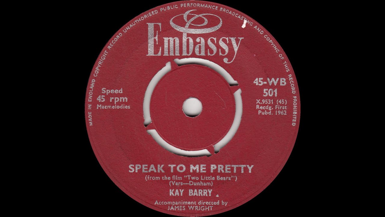 Kay Barry - Speak To Me Pretty - YouTube