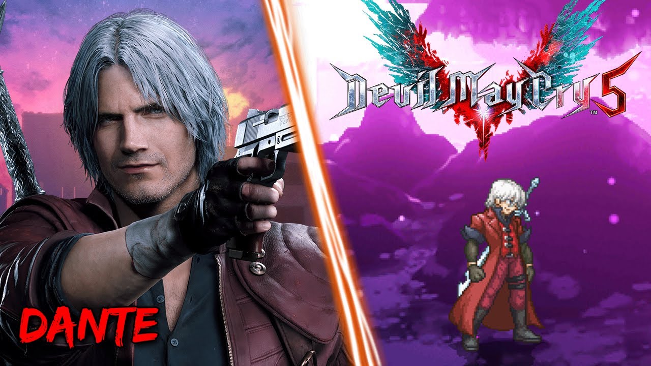 Mugen char Dante Edit by Arthur Mugen - YouTube