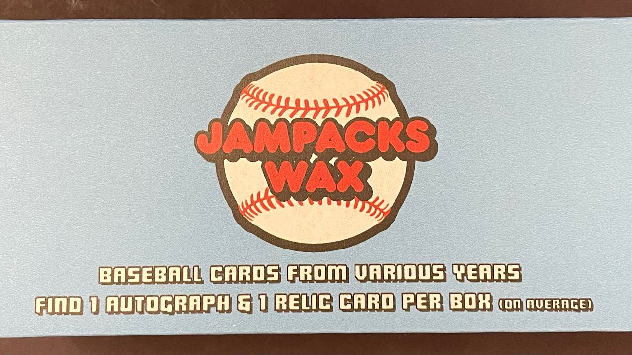 Jampacks Repacked Wax Baseball Box Rip Part 2/2 Auto Relic Rookies Pull ...