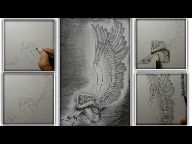 How To Draw A Sad Angel