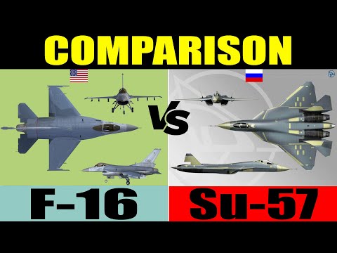 F-16 Fighting Falcon vs Sukhoi Su-57: comparison | Su-57 vs F-16: Which Would Win?