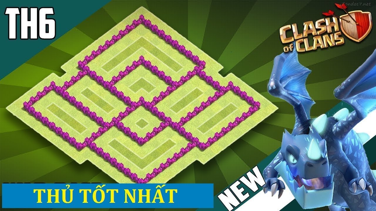Cách Xây Nhà Clash Of Clans Hall 6 | Cách xếp nhà 6 Thủ tốt nhất Clash ... Cách Xây Nhà Clash Of Clans Hall 6 | Cách xếp nhà 6 Thủ tốt nhất Clash ...