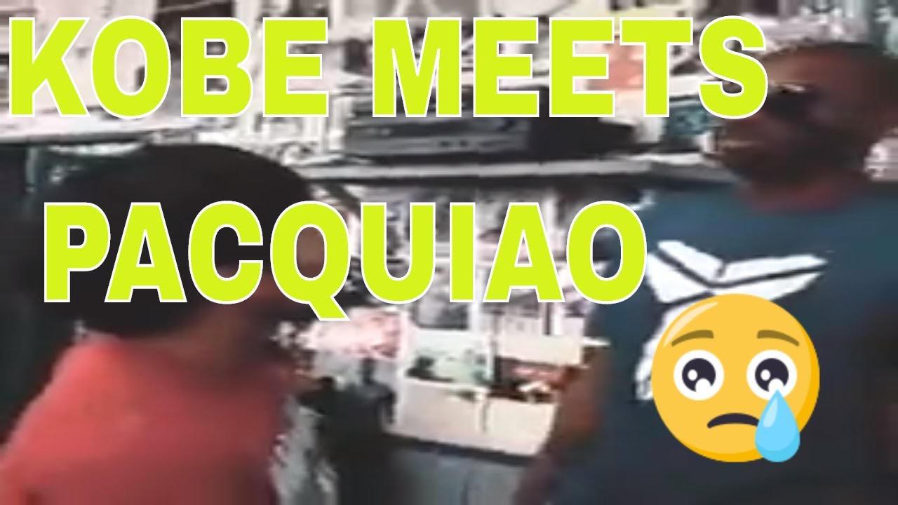 KOBE BRYANT MEETS MANNY PACQUIAO BEFORE HE DIED - YouTube
