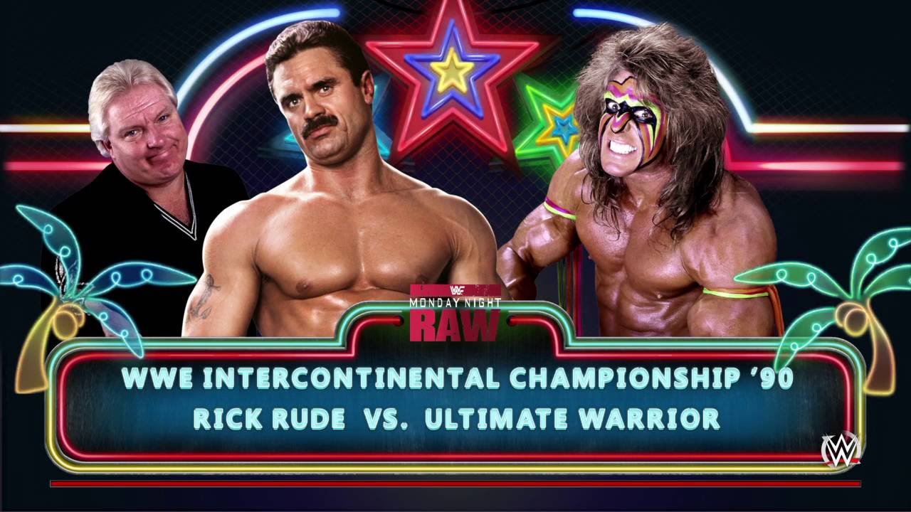 WWE 2K16 Ultimate Warrior vs Rick Rude - YouTube