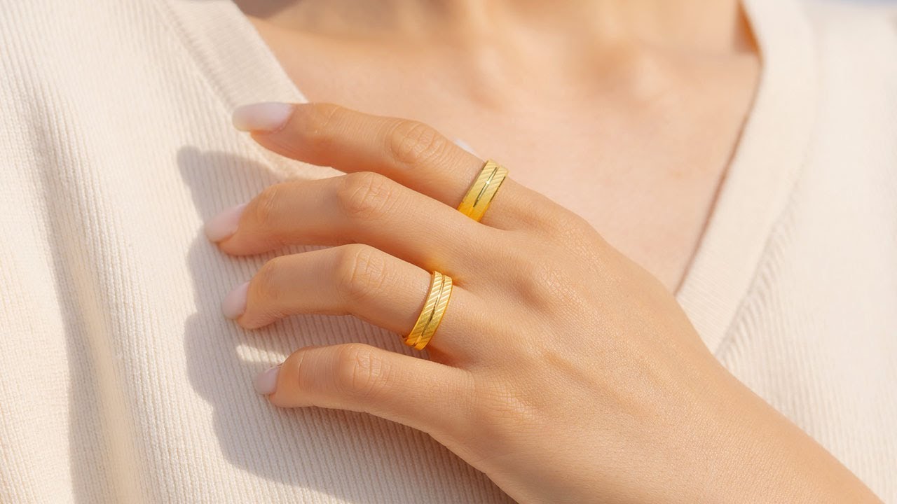 순금 조각 반지 커플 6종 핸드메이드 디자인은 더욱 상품을 만든 사람들에게 구매하세요 Youtube