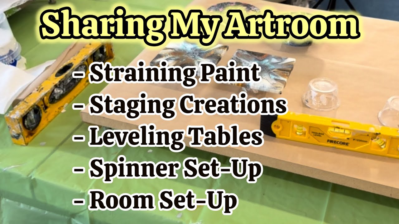 545. Art Room Set Up ~ Paint Straining, Table Leveling, Storage # ...