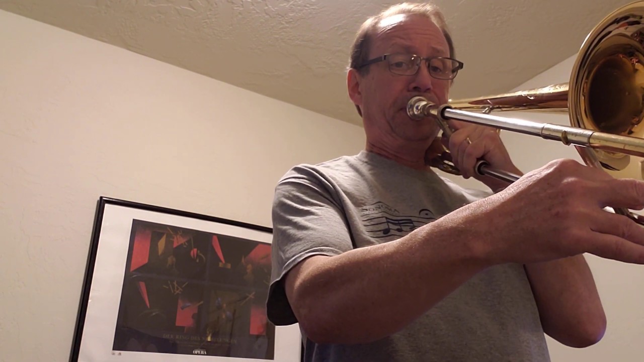 MSO at Home: Trombonist Tony Collins plays Castérède - YouTube