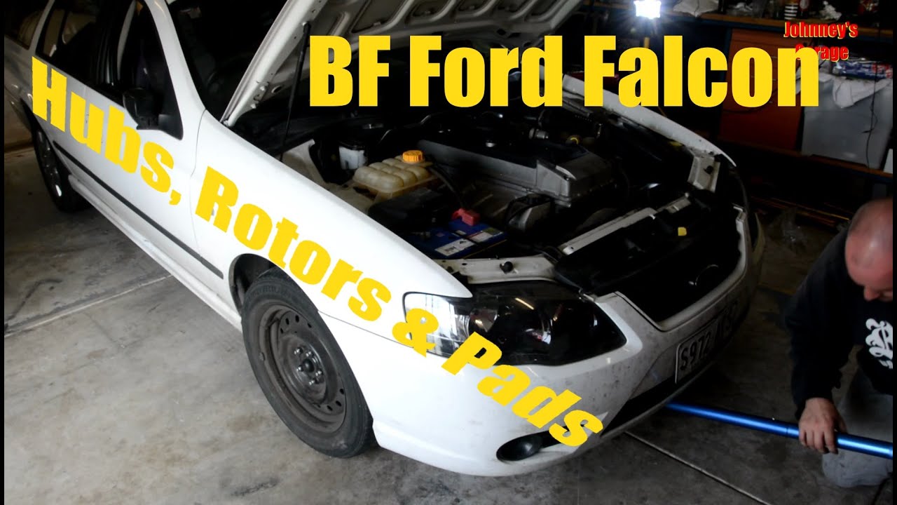 Ford Falcon BF - How to Change Hubs, Rotors and Brake Pads - YouTube