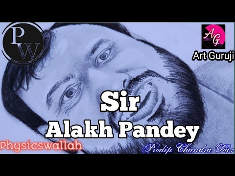 Drawing Physics Wallah Alakh Pandey sir || Alakh Pandey drawing. - YouTube