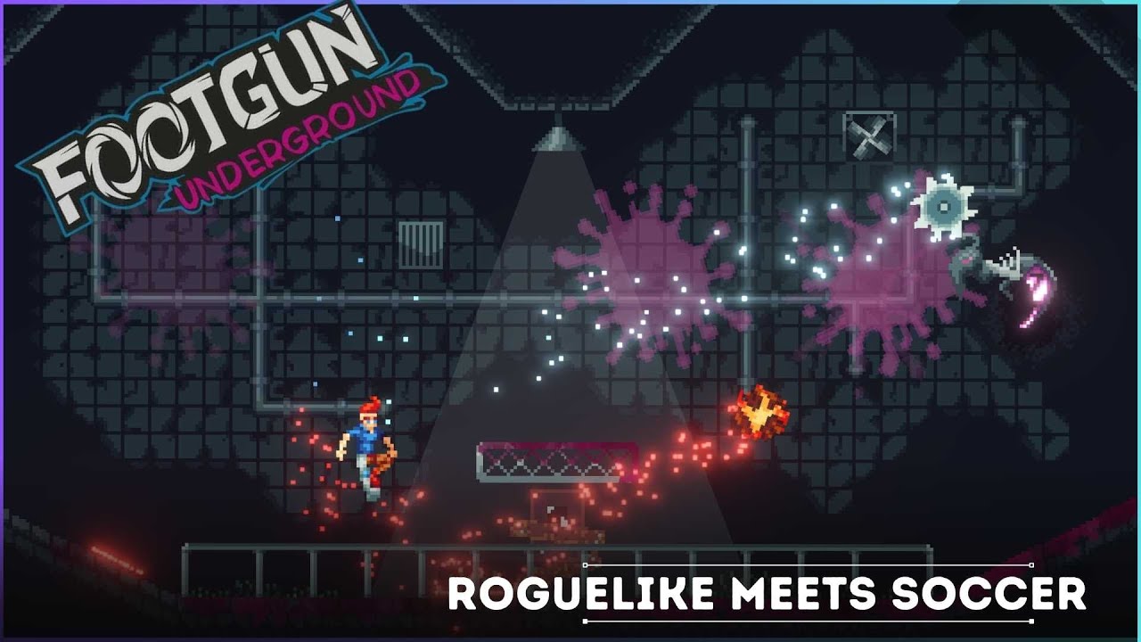 Footgun Underground | Soccer Action Roguelike | Gameplay Demo - YouTube