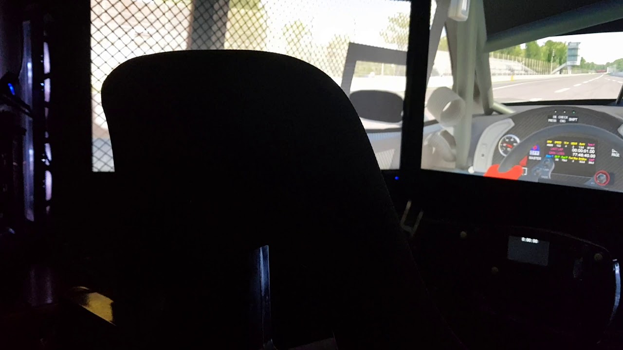 Sim rig Roof setup with motion - YouTube