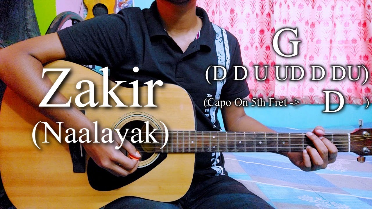 Zakir | Naalayak | Sahil Samuel | Easy Guitar Chords Lesson+Cover ...