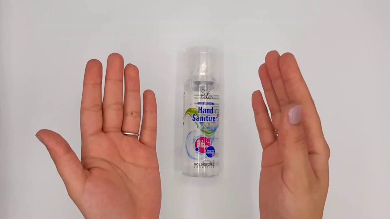 Soft Touch 120 ml hand sanitizer | how to use | Hunza Herbal ...