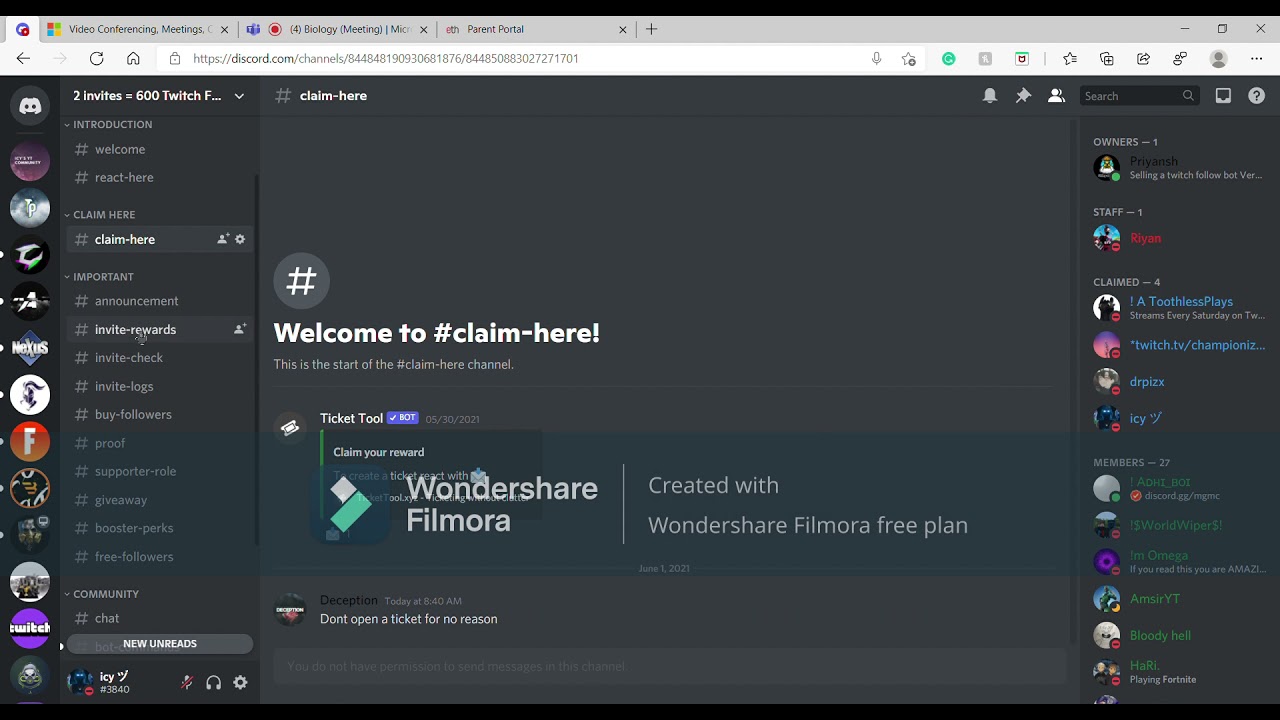 free twitch followers (discord) - YouTube