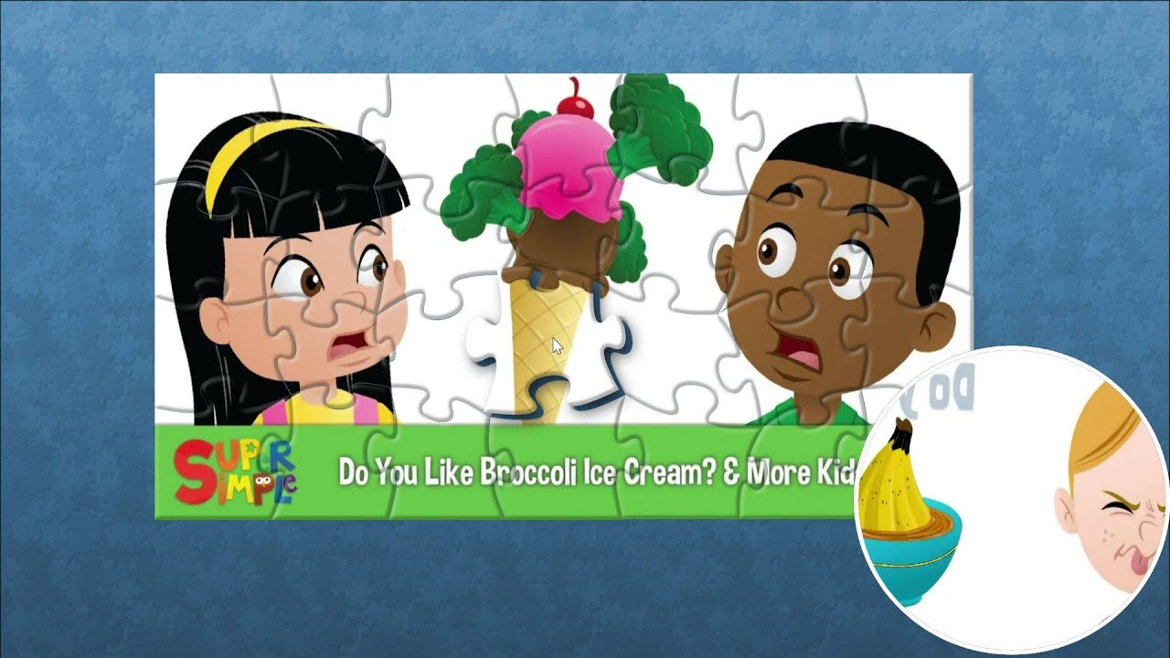 Do You Like Broccoli Ice Cream Super Simple Songs MK Puzzle №4 - YouTube