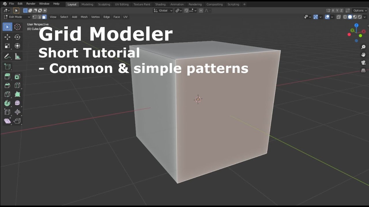 Grid Modeler Short Tutorial - Simple & common patterns - YouTube
