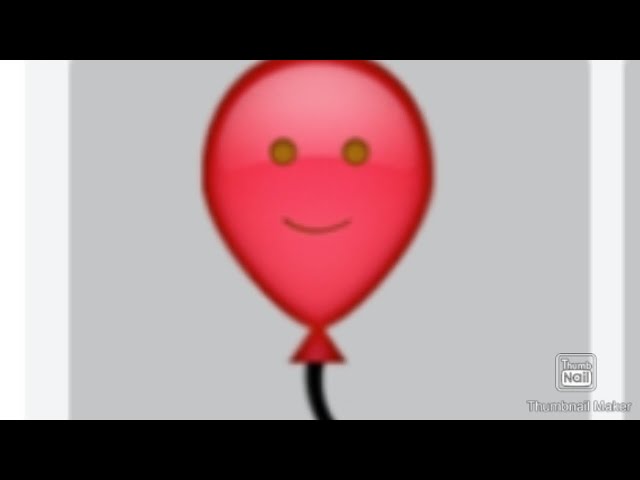 Red Balloon Emoji
