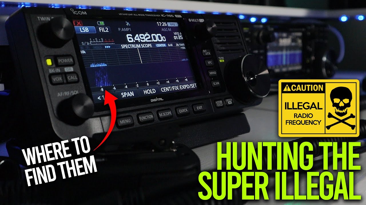 Hunting Super Illegal Signals - YouTube