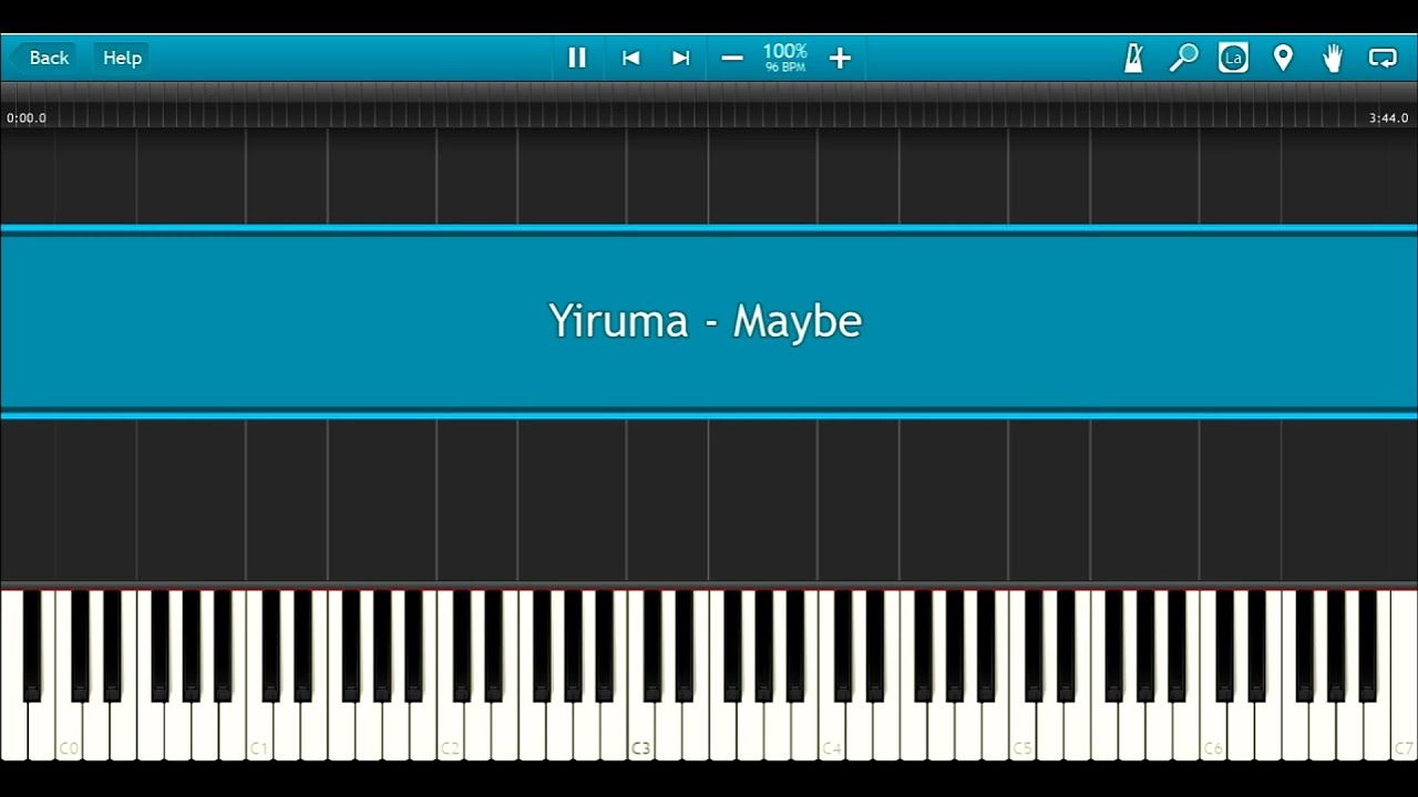Yiruma - Maybe (Original version) Piano Tutorial - YouTube
