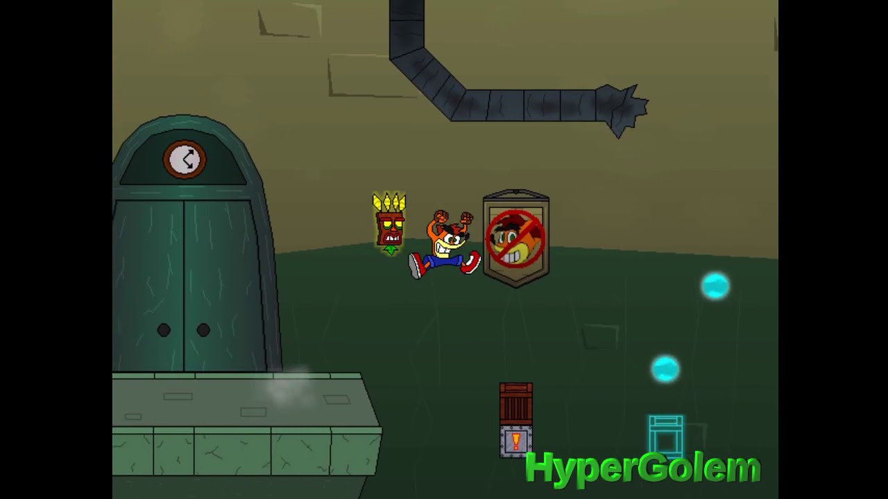 Crash Bandicoot Psyched Out - Evil Public School Gameplay clip (BETA ...