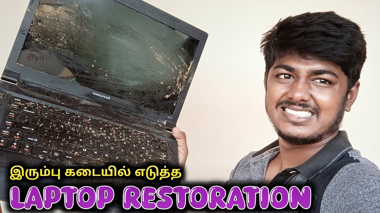 Laptop from Scrap Store || Damaged Laptop Restoration - YouTube
