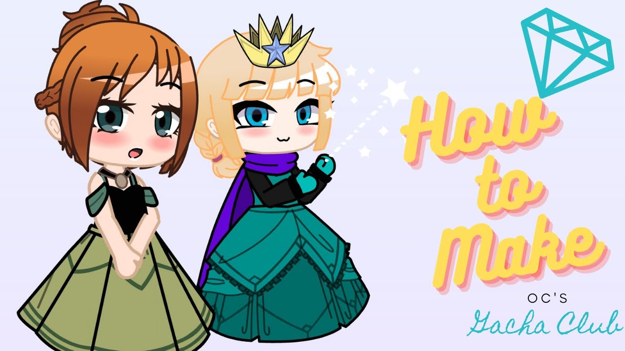 How to Make Elsa & Anna in Gacha Club | Simple Way | Tutorial _Codes ...