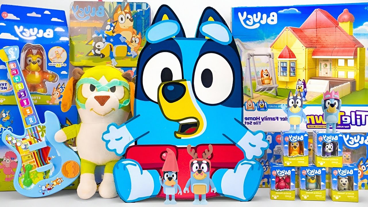 Bluey Toys Unboxing Review ⭐ Mystery Baby Bluey Surprise Box - YouTube