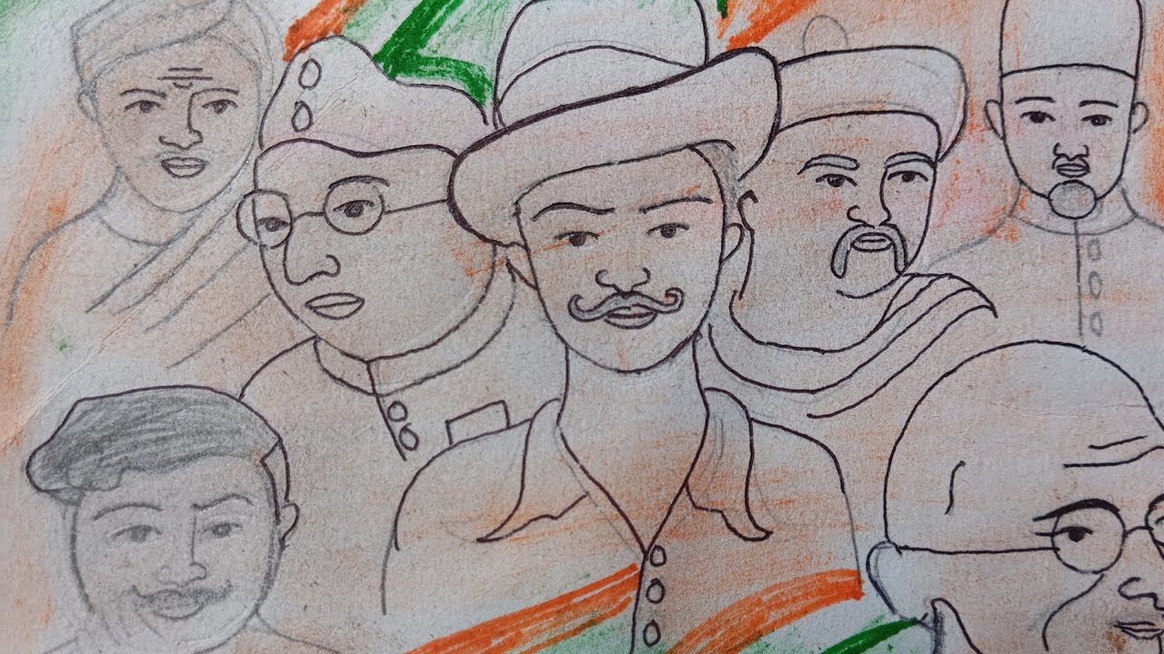 How to draw freedom fighters|| - YouTube
