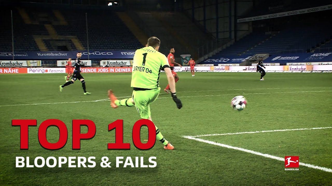 BUNDESLIGA | Top 10 Football Bloopers & Fails 2020/21 Season - YouTube