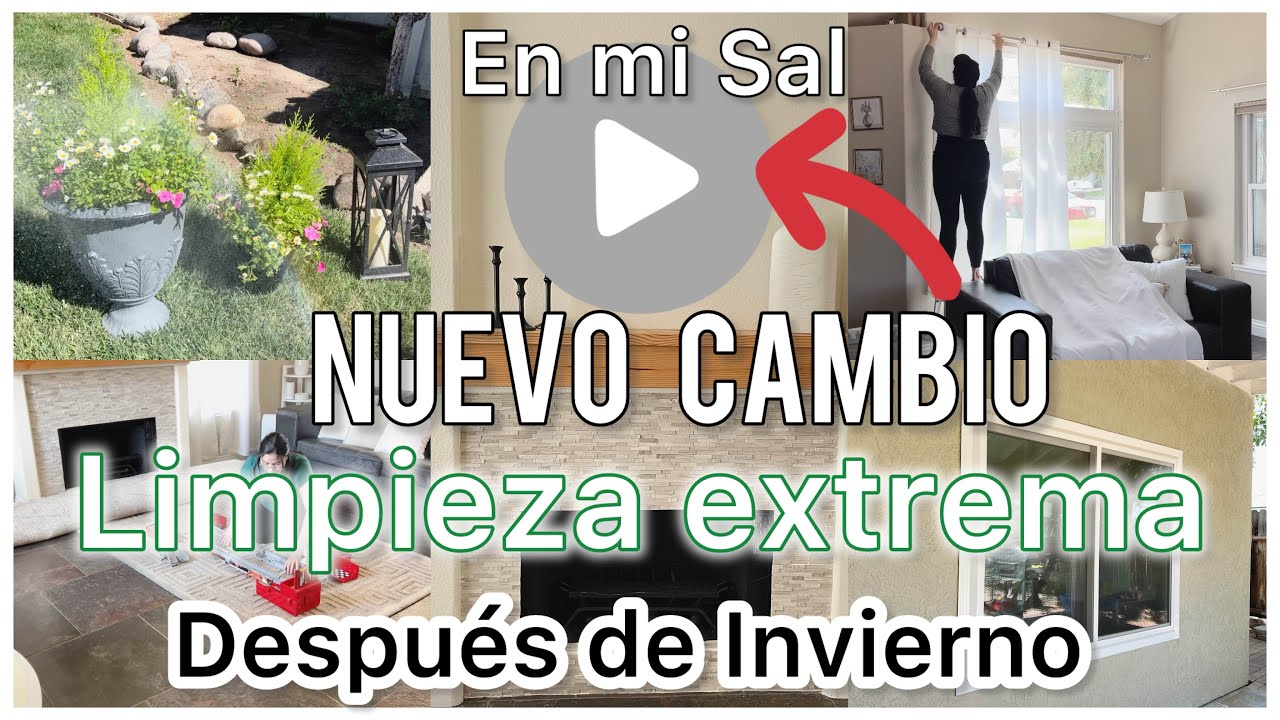 NUEVO CAMBIO+LIMPIEZA EXTREMA DE MI SALA🧽Video Motivador💪🏼 ...