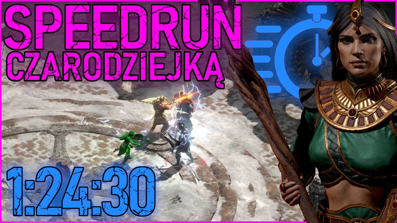 *PERSONAL BEST* SPEEDRUN CZARODZIEJKĄ! ANY% NORMAL /P1 SORCERESS 1:24:30 IGT DIABLO 2 ...