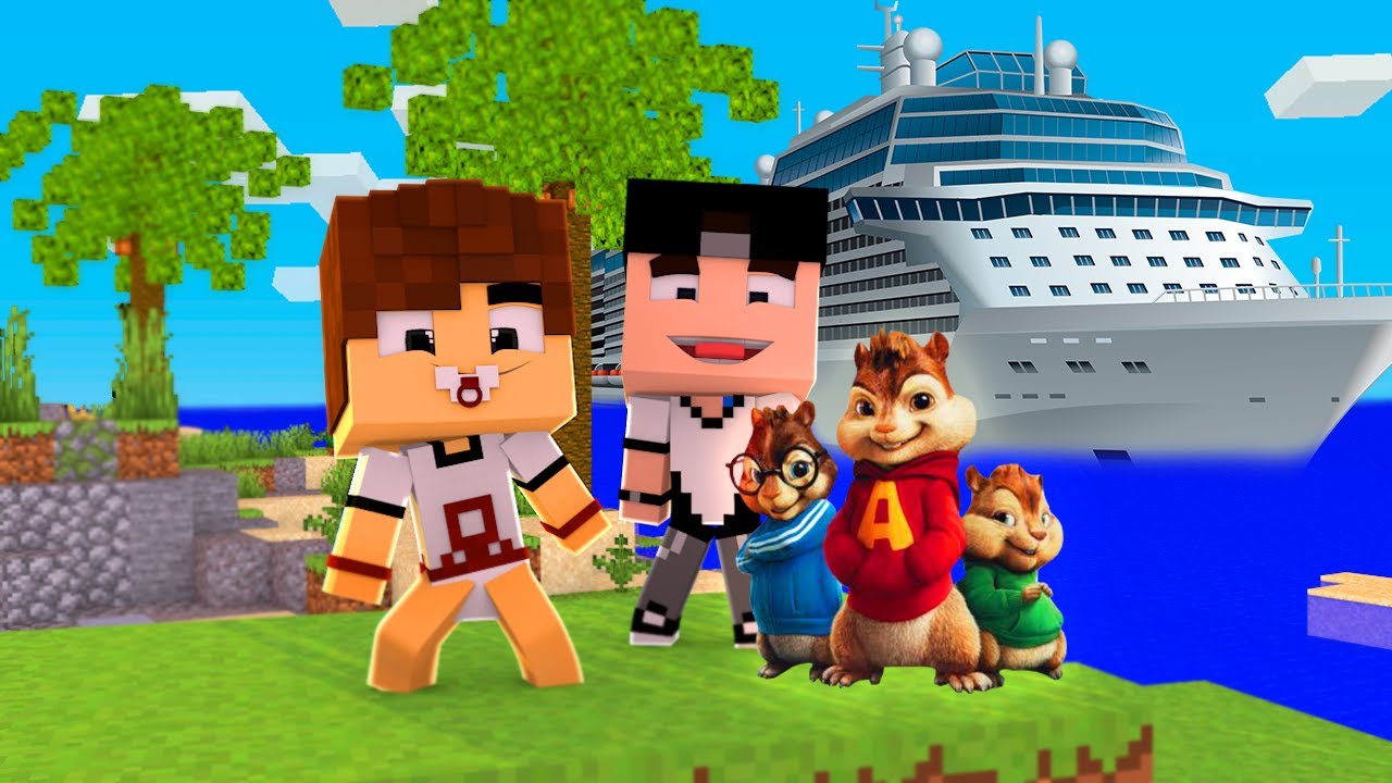 SALVAMOS O ALVIN E OS ESQUILOS - MINECRAFT - YouTube