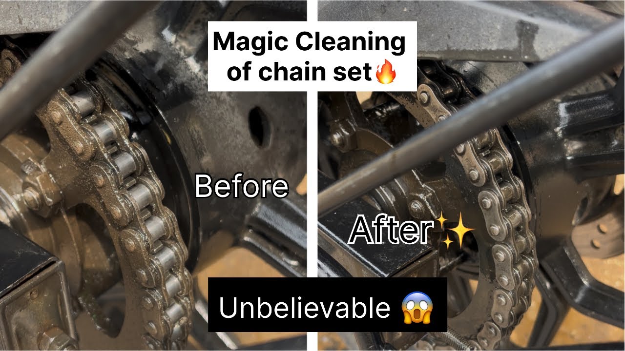 Chain cleaning 🔥 - YouTube