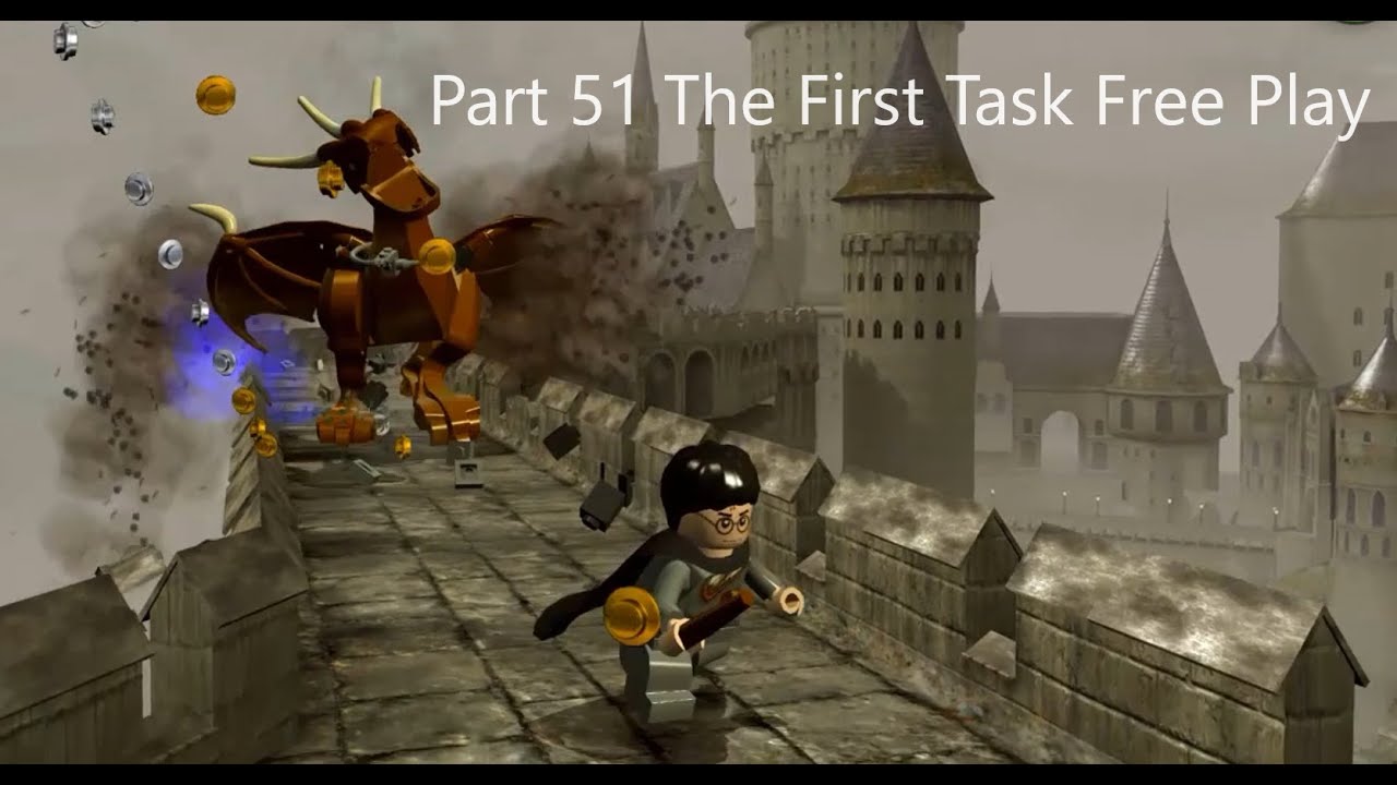 Lego Harry Potter Years 1-4 Part 51 The First Task Free Play - YouTube
