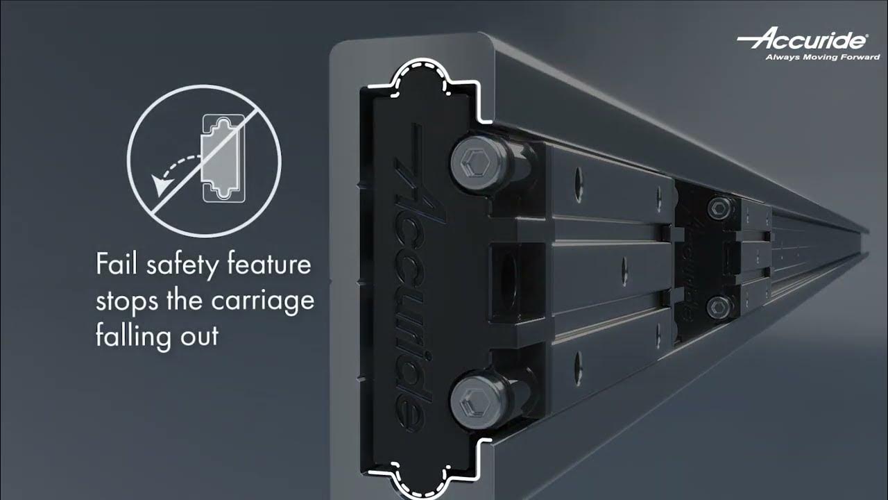 Accuride Linear Track System for Sliding Doors | 118RC - YouTube