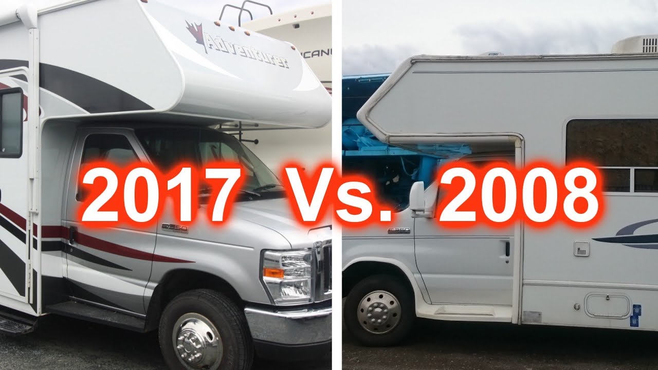 My 2008 Adventurer Class C Vs 2017 & Safari Condo XL Plus Camper Van ...