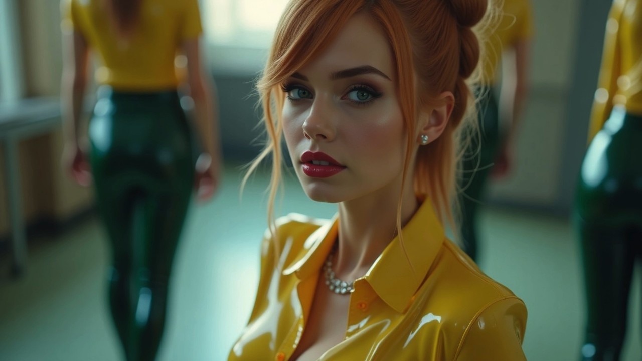 Elegant Latex at the Model School: A Natural Backdrop Showcase | Latex ...