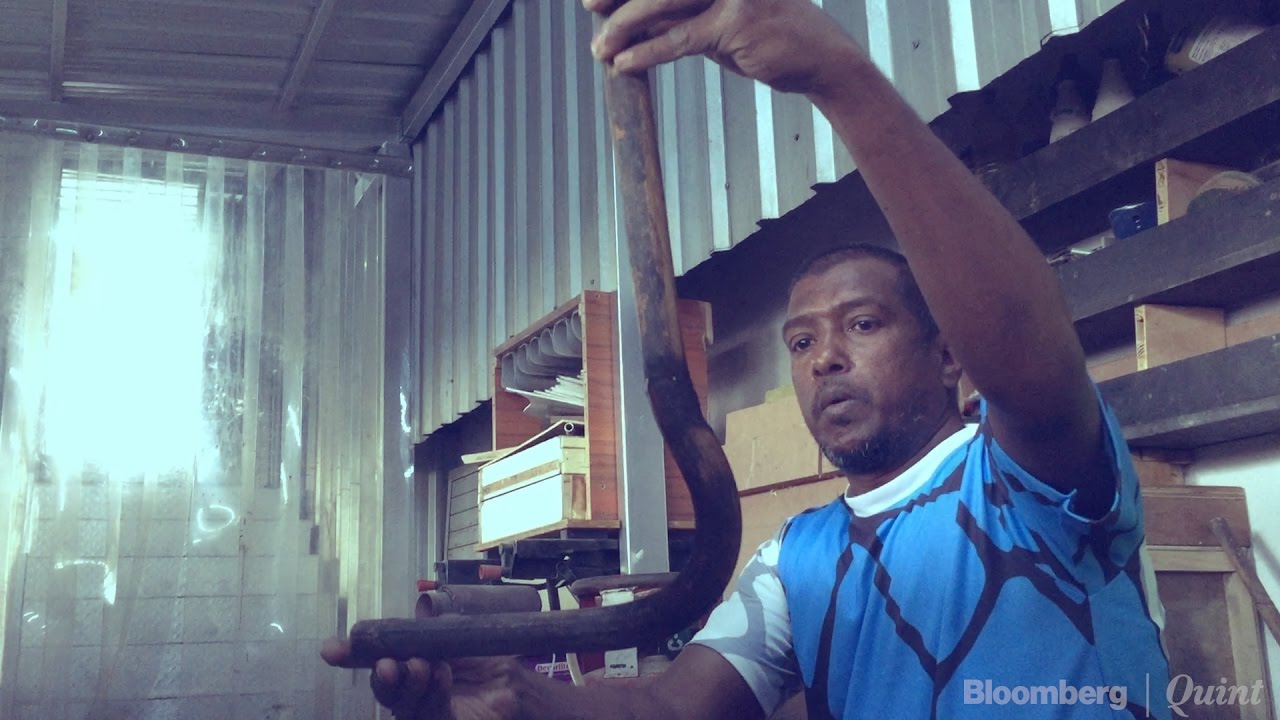 A Bengaluru Startup Uses Cane To Build Prosthetic Legs - YouTube