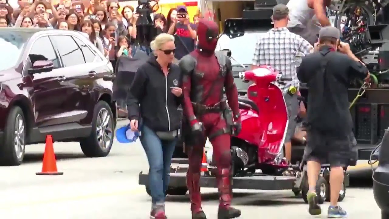 The shooting of Deadpool 2 | Behind The Scene Shooting Of DeadPool 2 ...