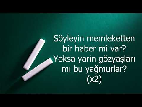 Duman - gurbet karaoke