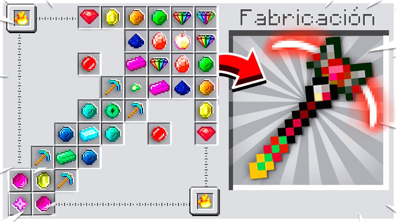 ¿Cómo CRAFTEAR EL PICO LASER en Minecraft? 😱 CONSEGUIMOS LOS PICOS MÁS ...